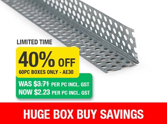 rondo 90° external corner bead perforated 3000mm