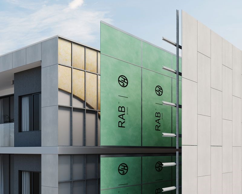 6mm RAB Board for use under cladding as a rigid air and moisture barrier